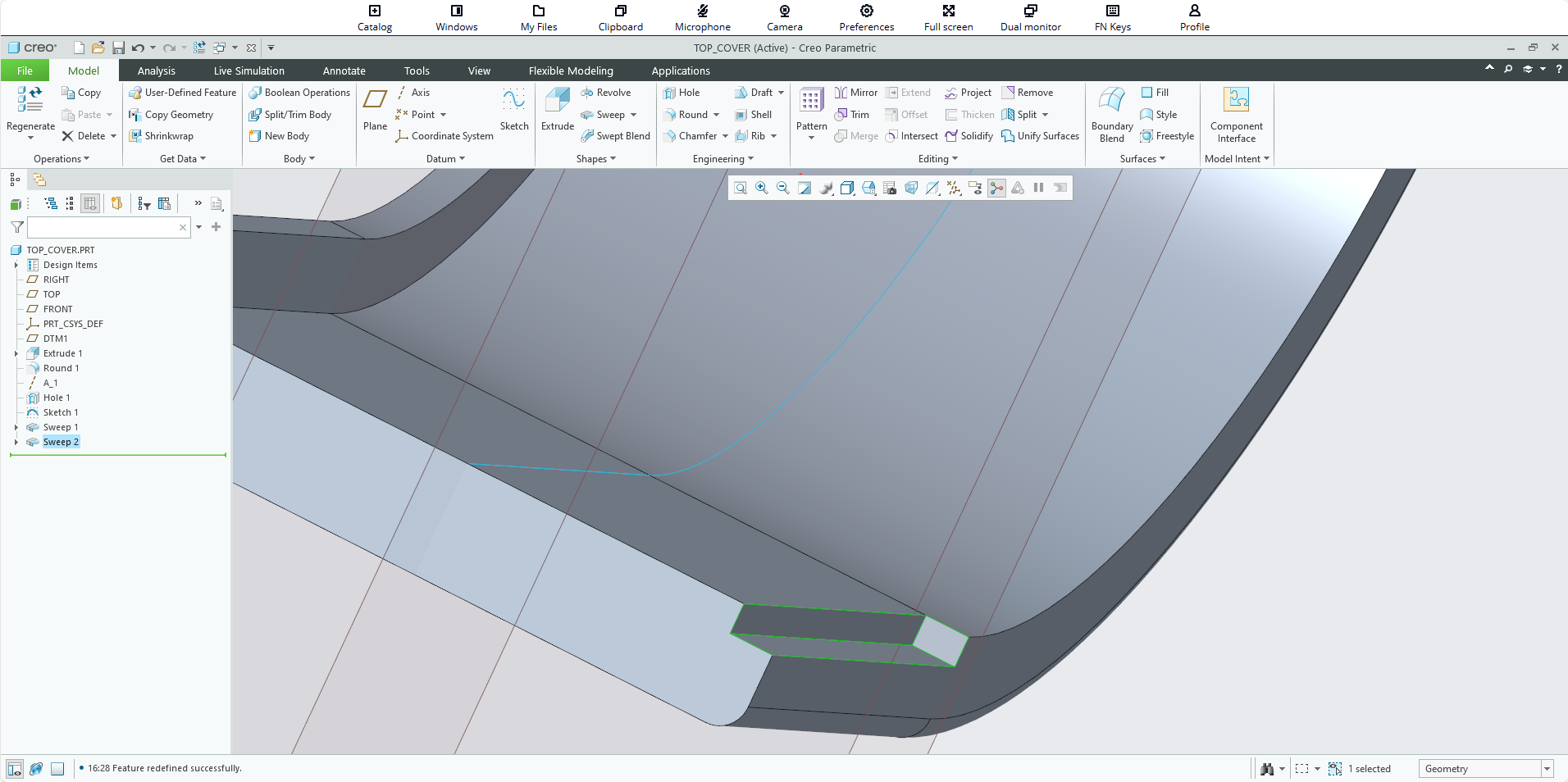 Sweep Feature Task 2 - PTC Community