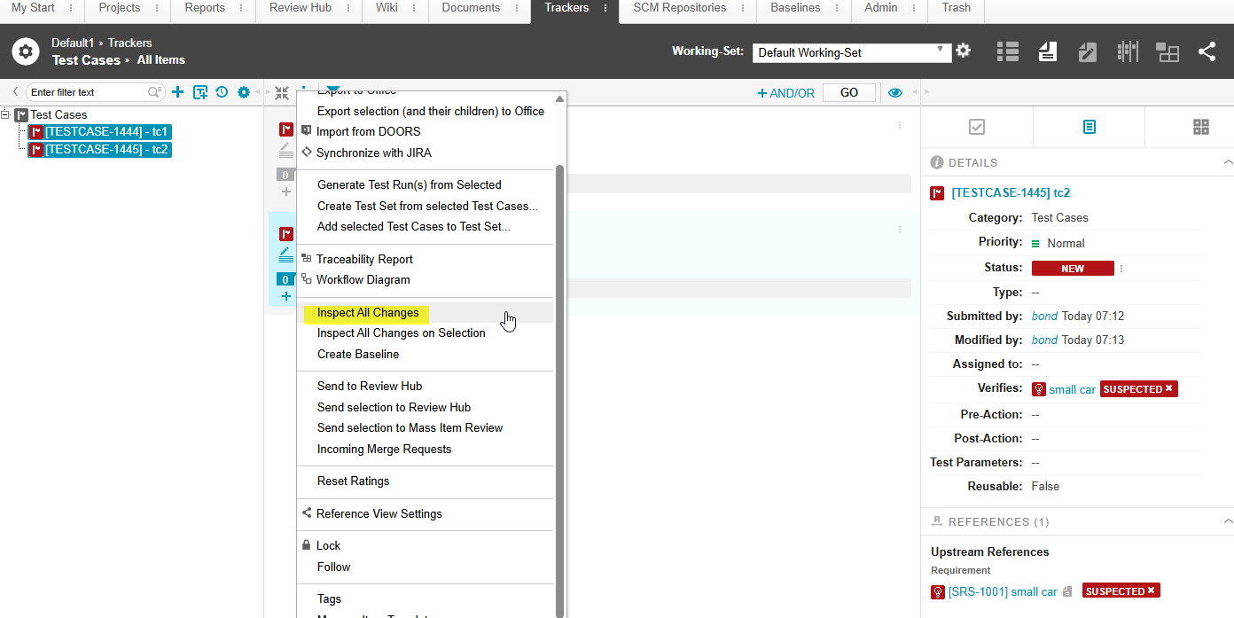 Solved: Bulk edit suspected flags in codebeamer - PTC Community