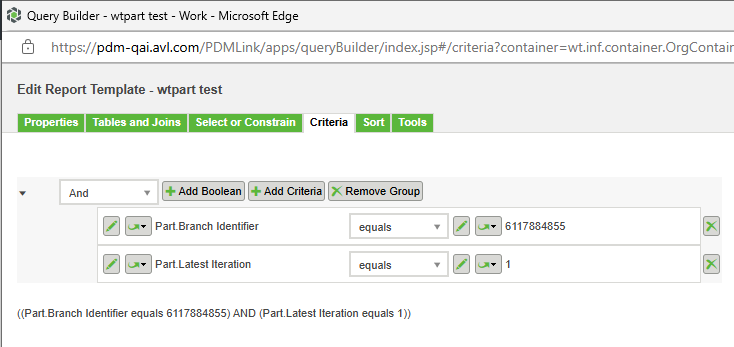 Solved: Query Builder: How to get business object informat... - PTC Community