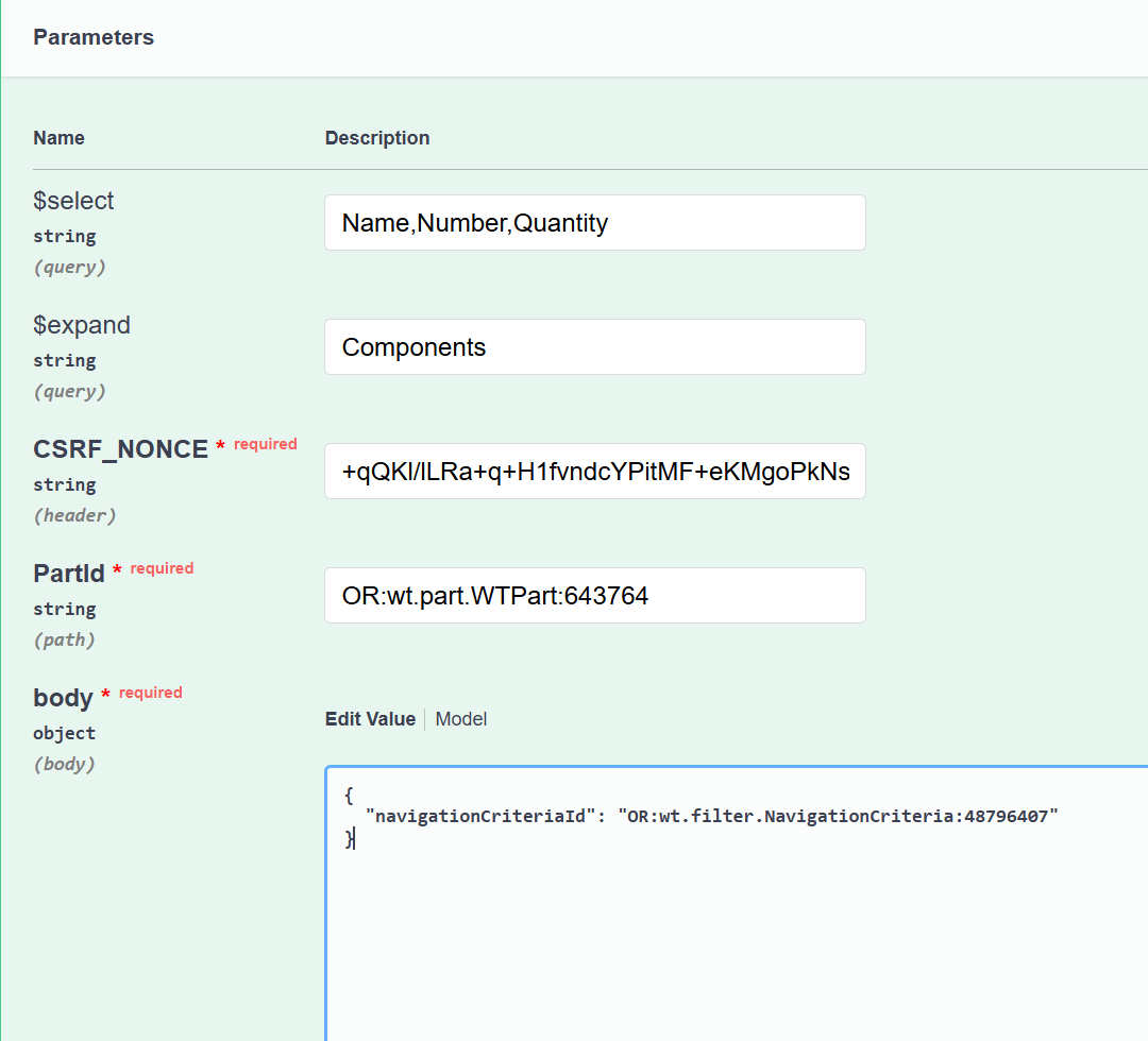 Solved: Fetch BOM data with REST API - PTC Community
