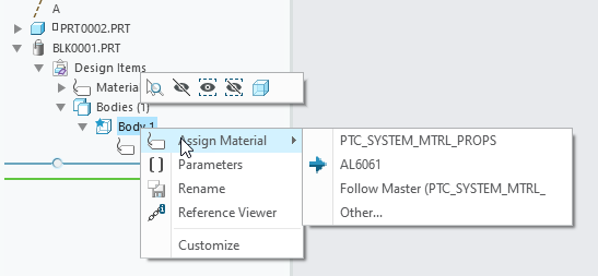 Solved: Assigning material properties to bulk items in Cre... - PTC Community