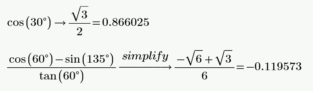 Solved: Mathcad Trigonometric Functions... - PTC Community