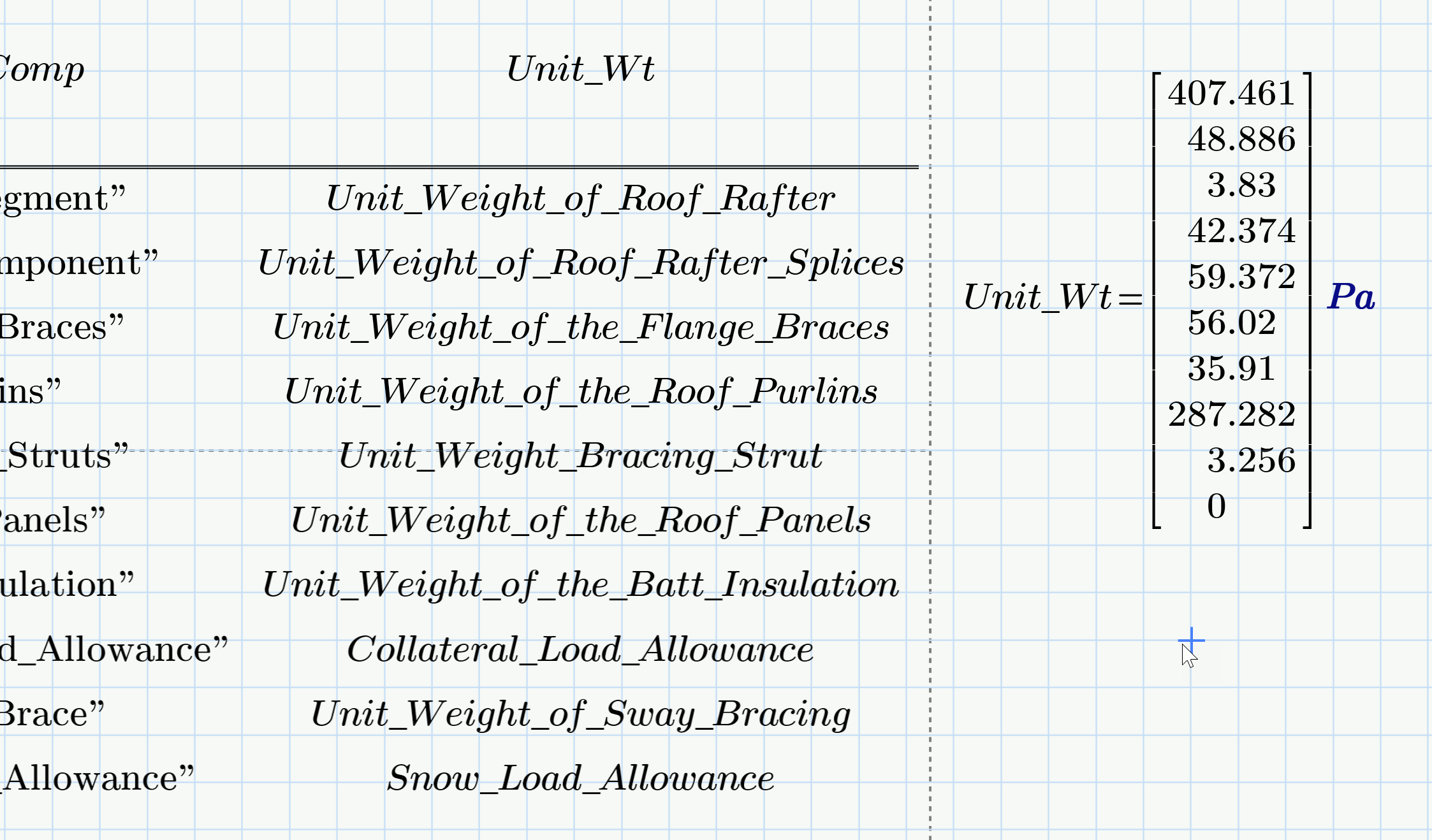 Solved: Creating Table in Mathcad Prime 8 - PTC Community