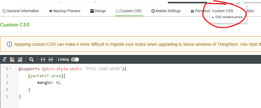 Solved: TWX 9.6 Grid styling the sorting icon - PTC Community