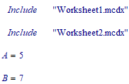 Does Include Worksheet open and run the included w... - PTC Community