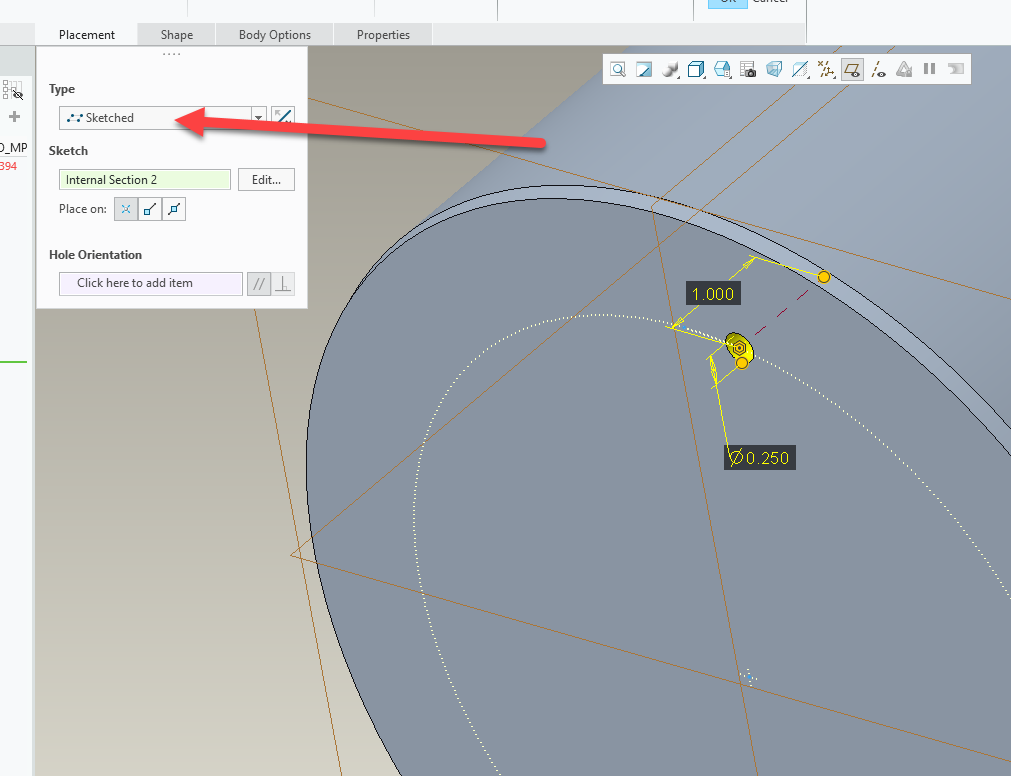 Arc Pattern - Chord Length - PTC Community
