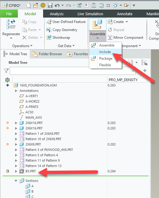 Solved: What is this icon in Creo .asm tree - PTC Community