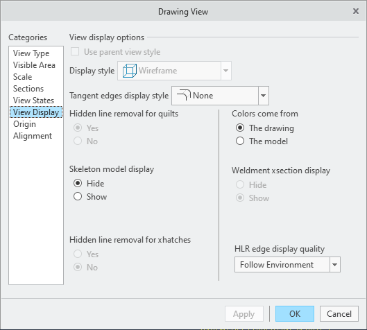 Single Part Surface/Reset Drawing View - PTC Community