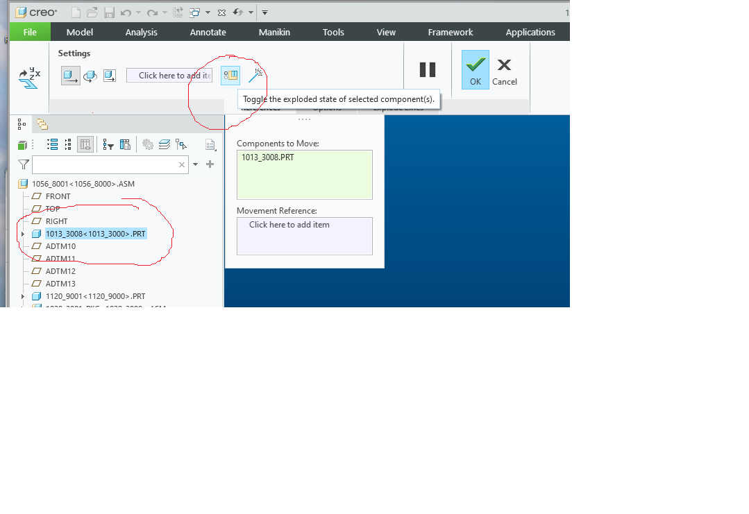 Solved: Where is the Explode > Reset Component Position Fu... - PTC Community