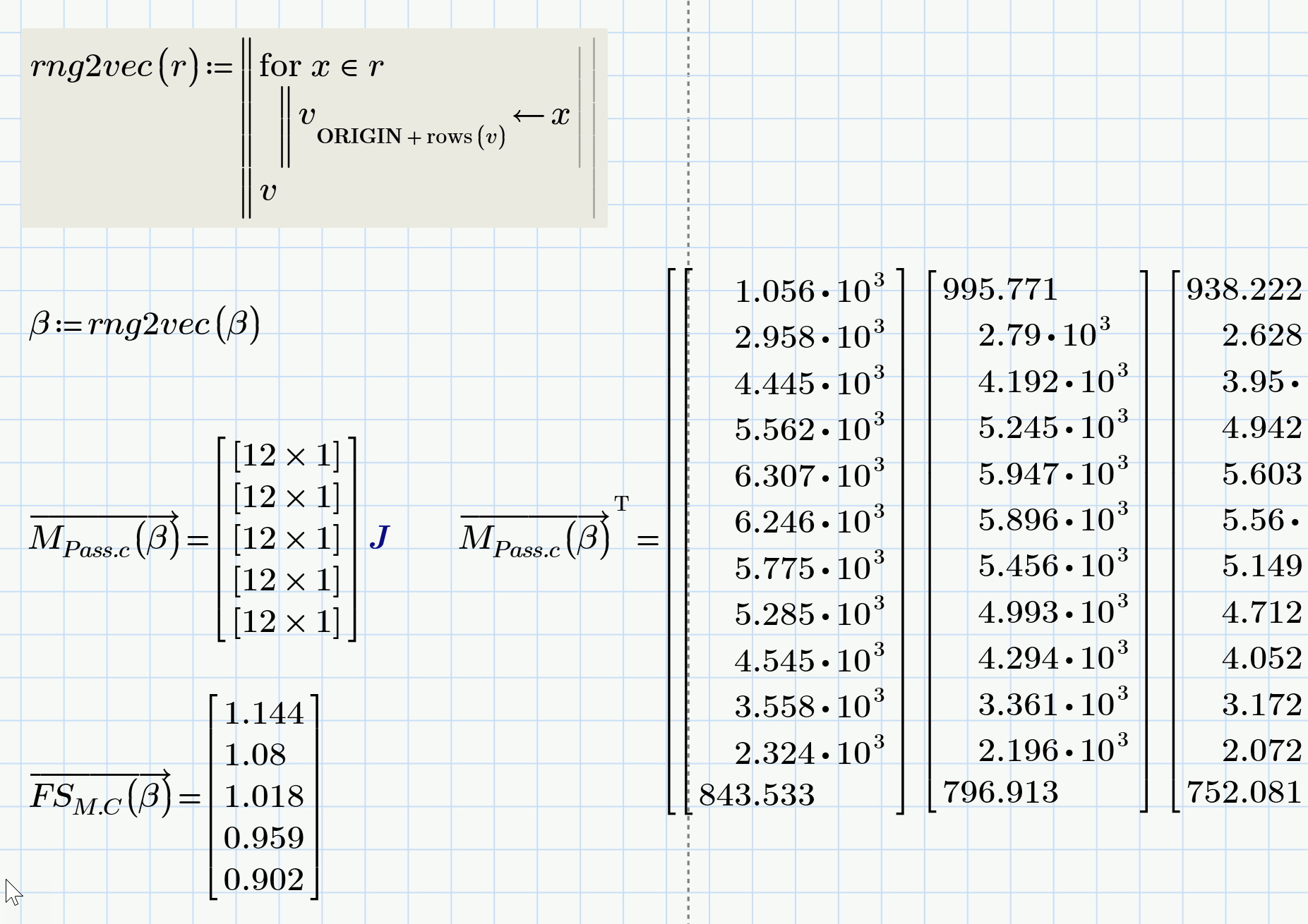 Solved: Derive output as a Matrice - PTC Community