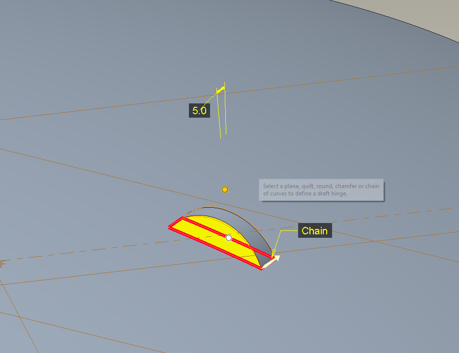 Using Curved Surfaces as a Draft Hinge - PTC Community