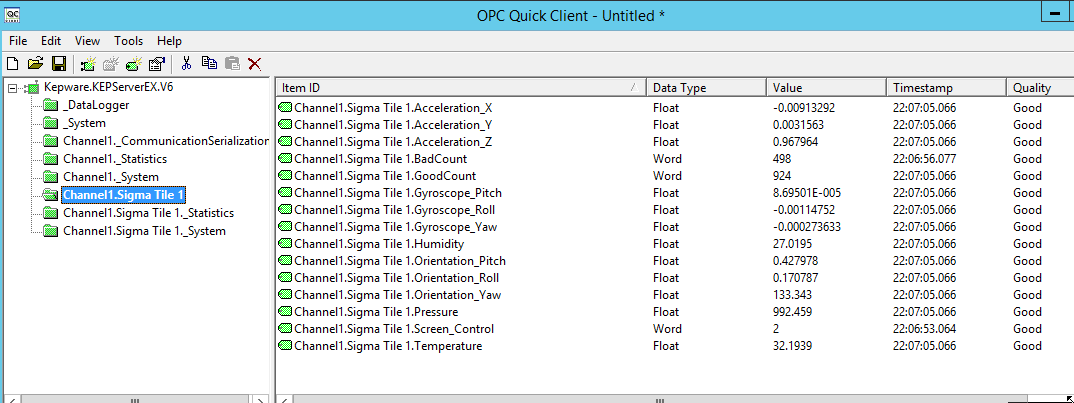 sensehat opf file missing two tags - PTC Community