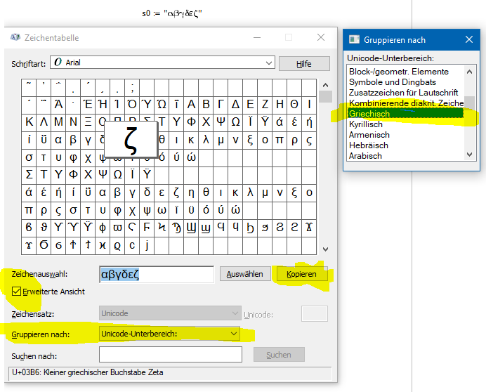 Solved: Greek Letter in MATHCAD 15 Table?? - PTC Community