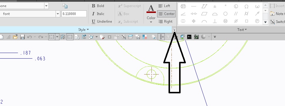 Solved: Changing text width factor - Creo 3 - PTC Community