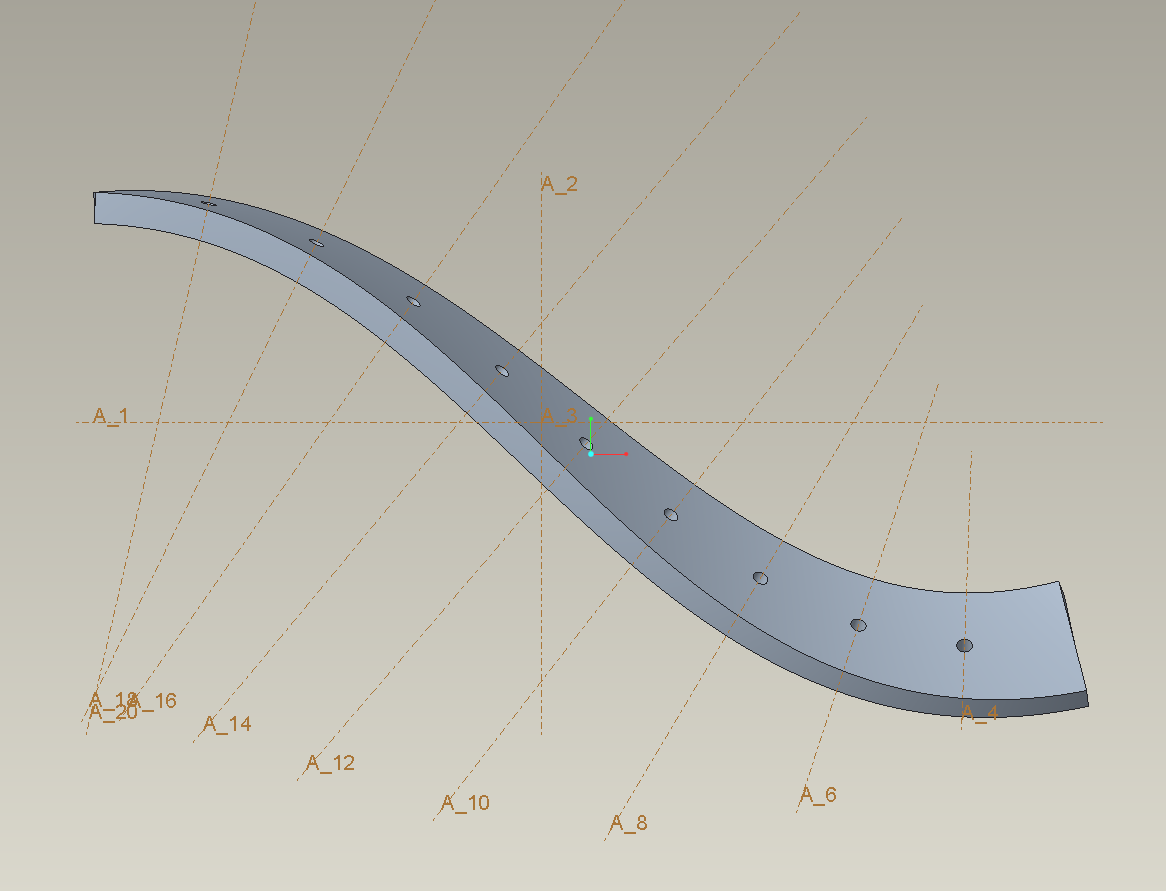 Pattern a hole on a cone surface normal to the sur... - PTC Community