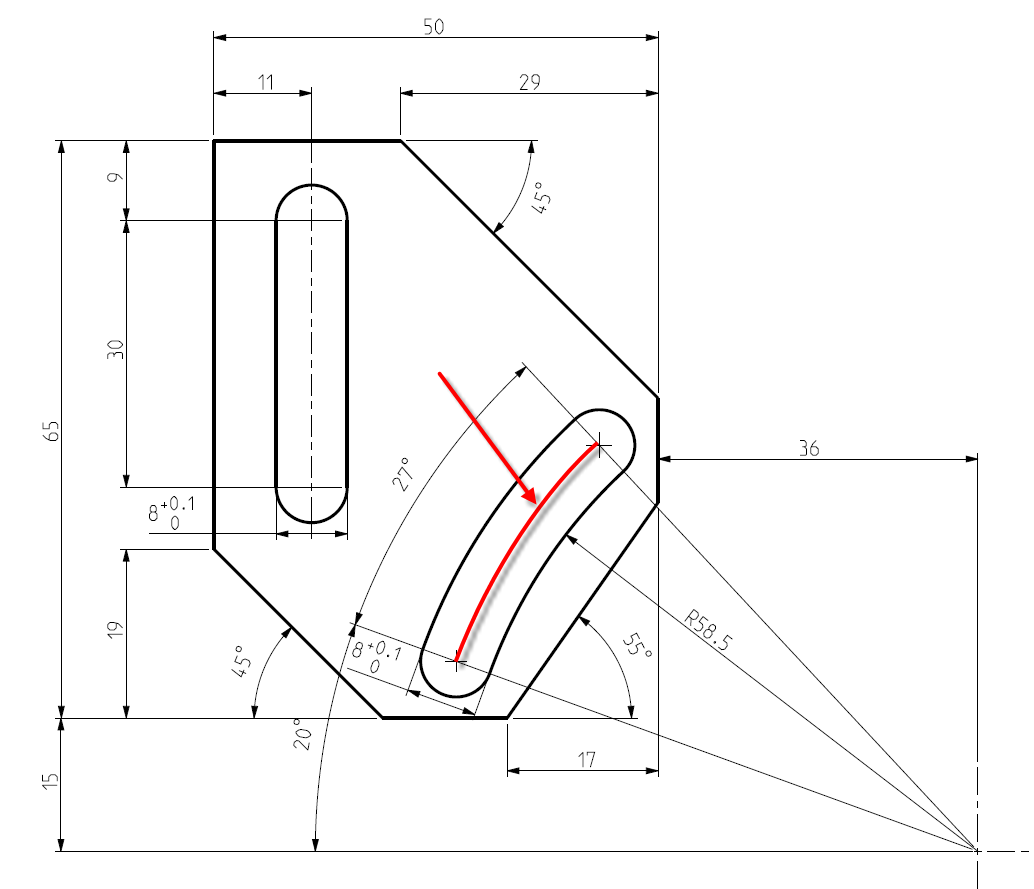 Solved: Drawing an arc in centerline linetype - PTC Community