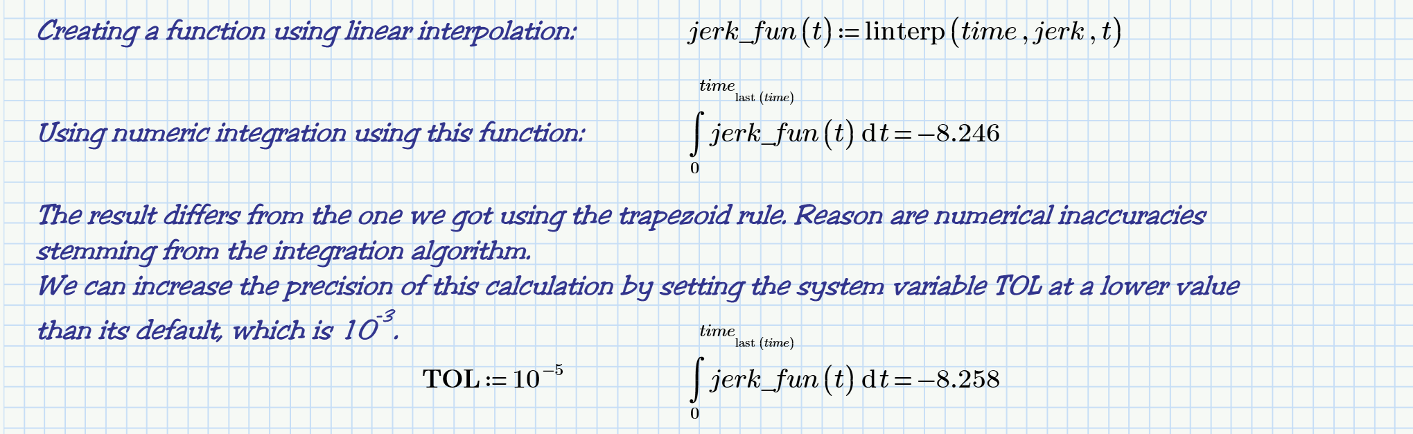 Solved: defined integral-time - PTC Community