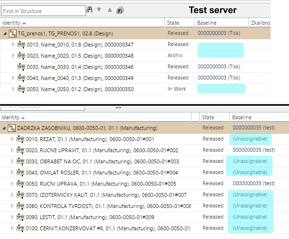 Solved: Baseline alias attribute display - PTC Community