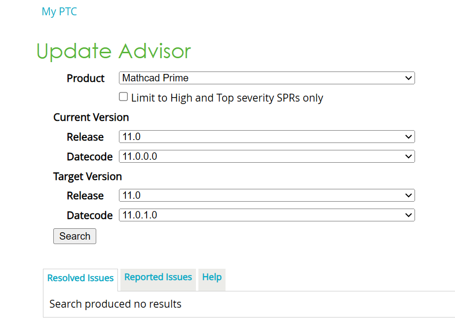 Mathcad Prime 11.0.1.0 updates from 11.0.0.0? - PTC Community