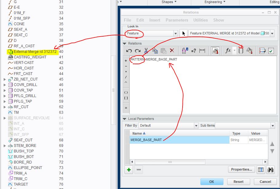 Need to keep name of Merge/Inheritance model: Is t... - PTC Community