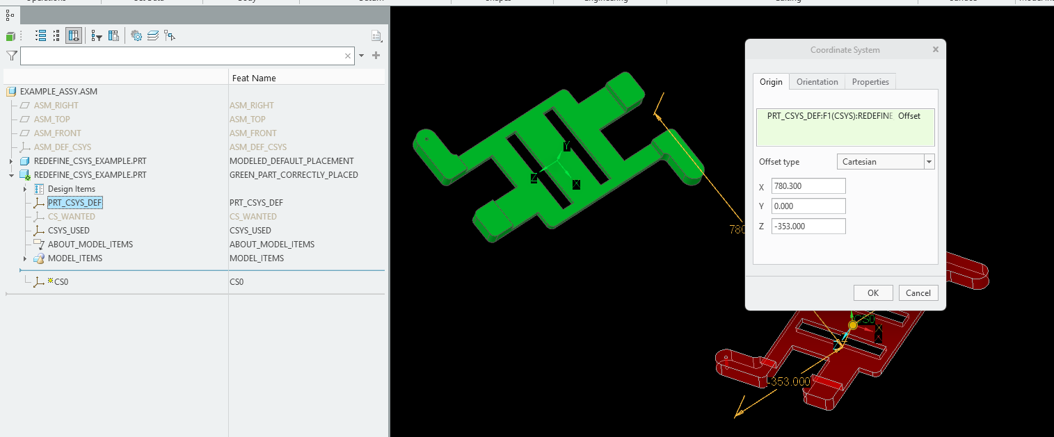 Solved: Redefining the Default Coordinate System in Creo -... - PTC ...