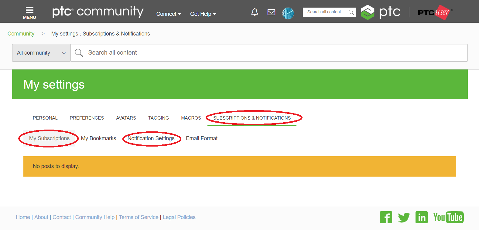 How to use my subscriptions/notifications? - PTC Community