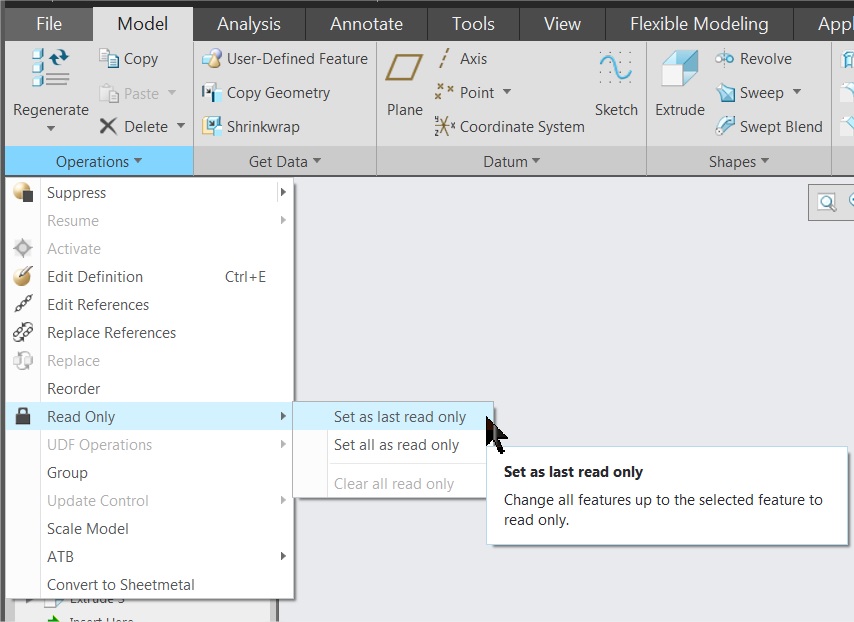 Solved: How to Disable automatic regeneration in model - PTC Community