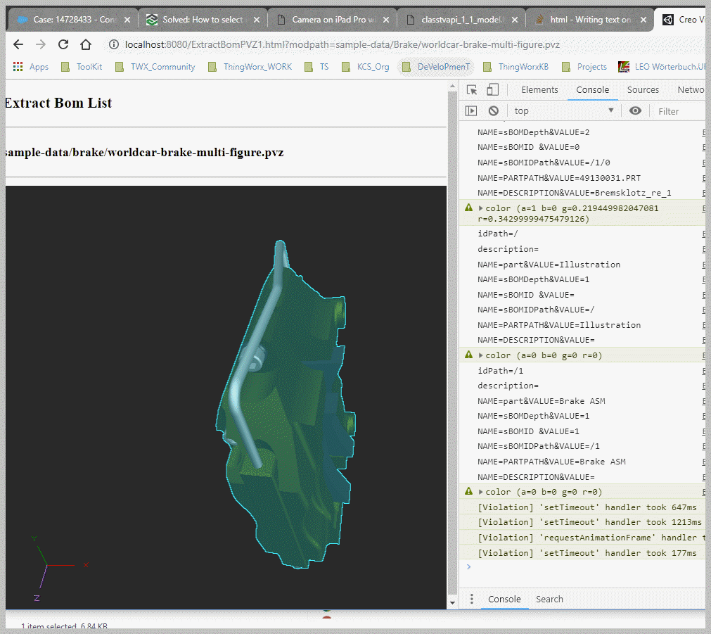 How To Extract The Components With Properties From Ptc Community