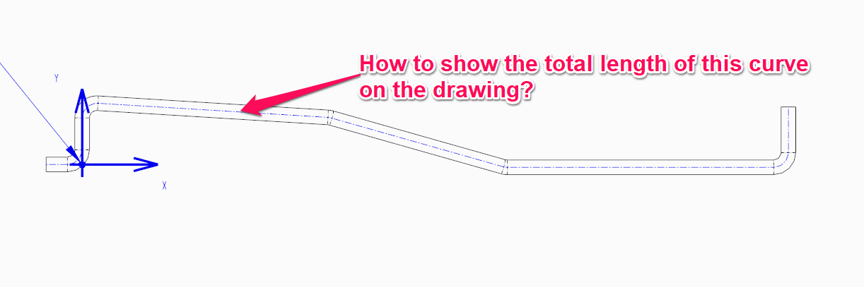 Curve length on the drawing - PTC Community