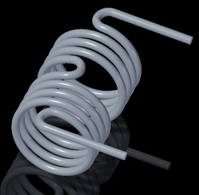 Solved: How to model a coiled extension spring - PTC Community