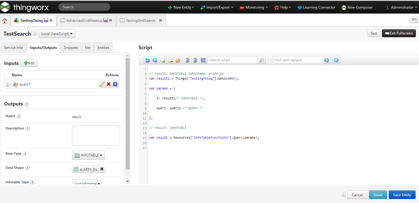 Solved: Advanced Grid Search query - PTC Community