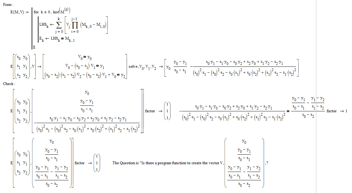 Is There A Program Function To Create The Vector V Ptc Community