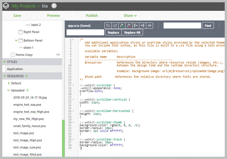 Solved: scrollbar at mobile device - PTC Community