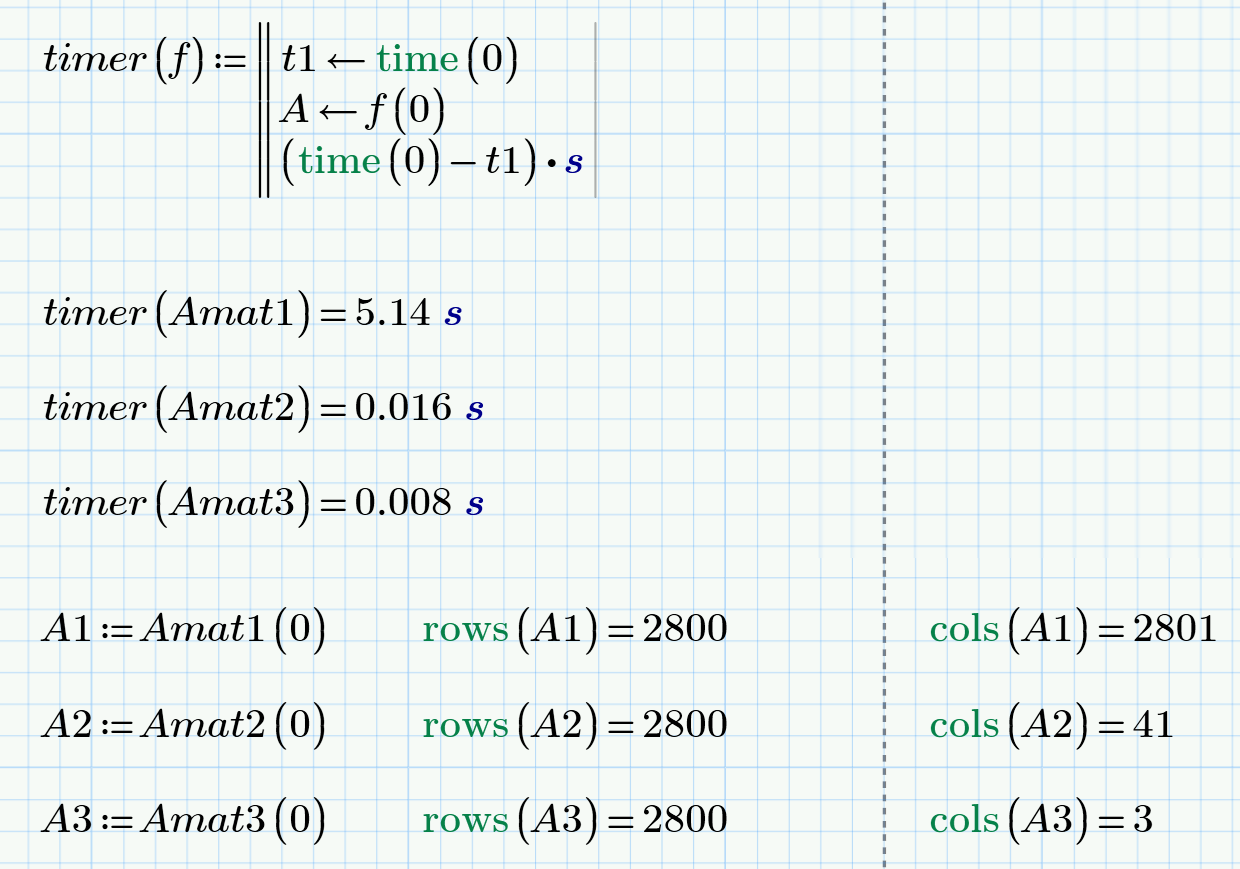 Solved: Slow matrix operation - PTC Community