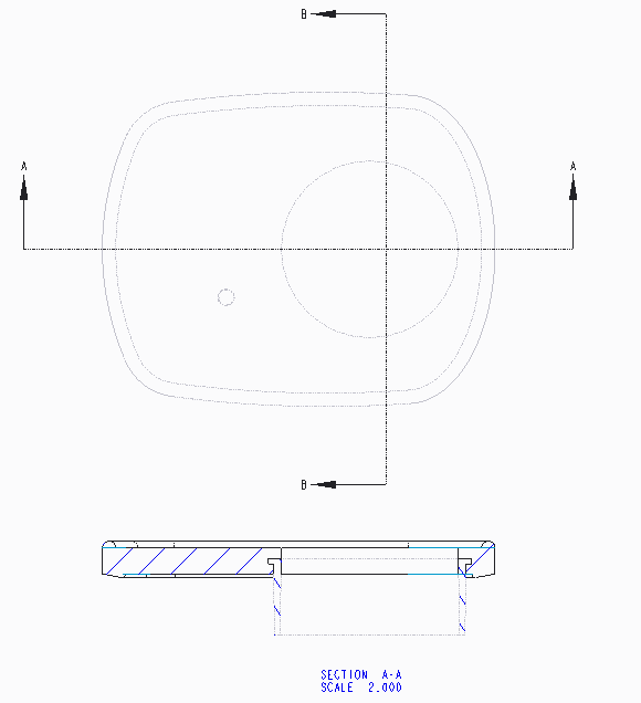 Solved: How to show a hidden part in drawing - PTC Community