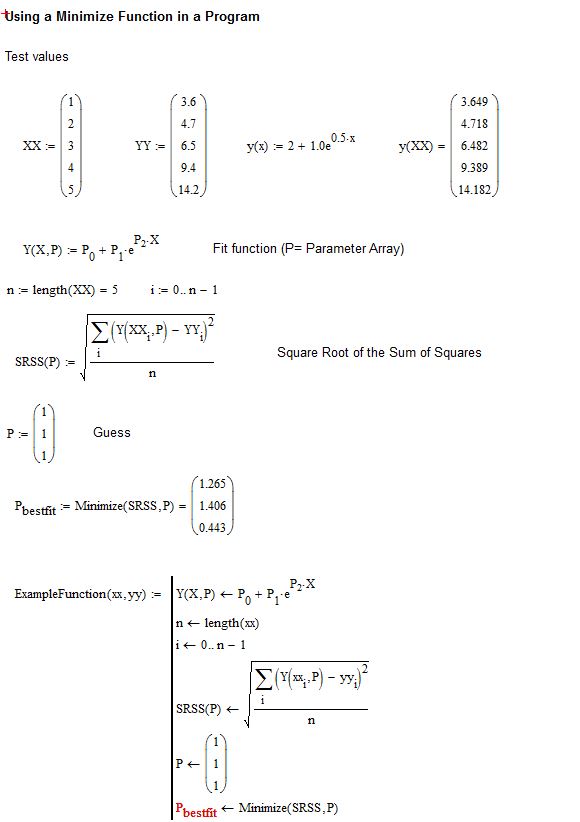 Solved: Using Minimize in a program - PTC Community