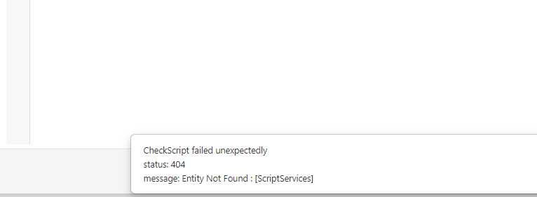 Solved: Check Script Unexpectedly Loaded - PTC Community