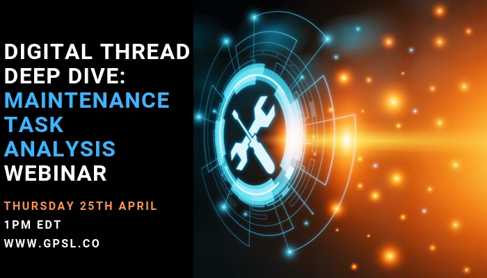 Maintenance Task Analysis Webinar TODAY at 1pm EDT - PTC Community