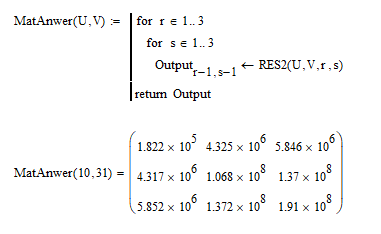 Solved: Symbolic matrix construction - PTC Community