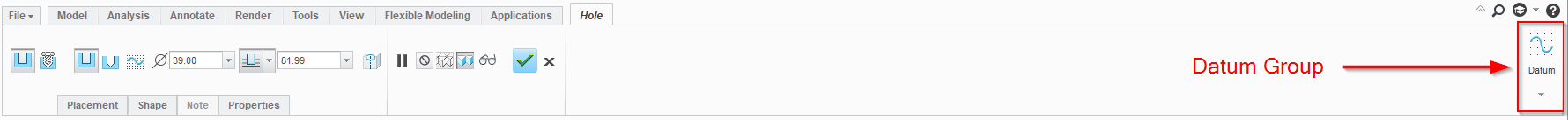 Solved: Hole with embedded datum axis - PTC Community