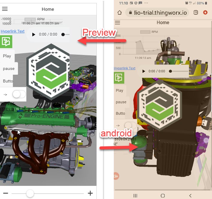 Vuforia Studio Preview in Mashup - PTC Community