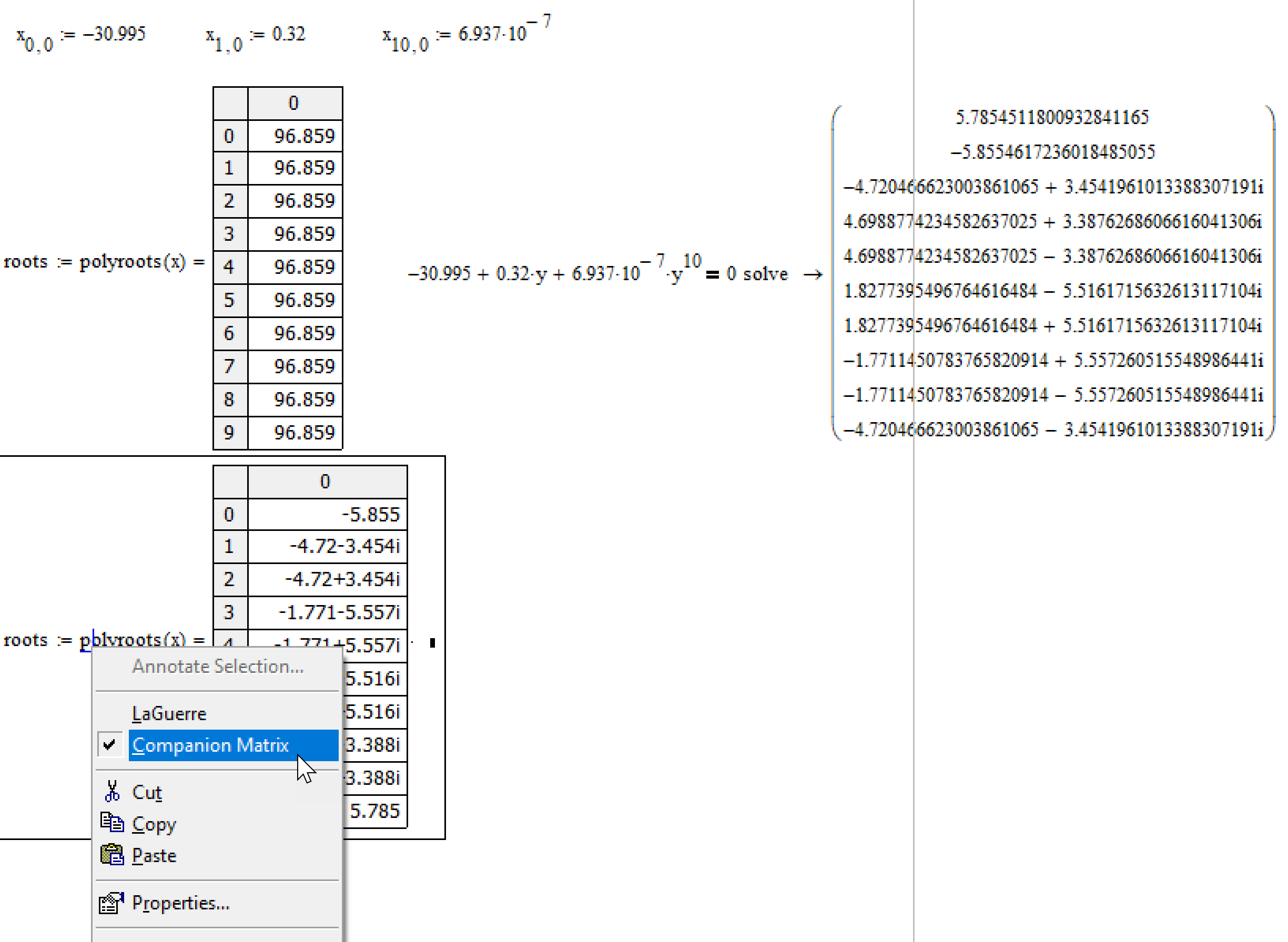 Solved: Problems with polyroots function - PTC Community