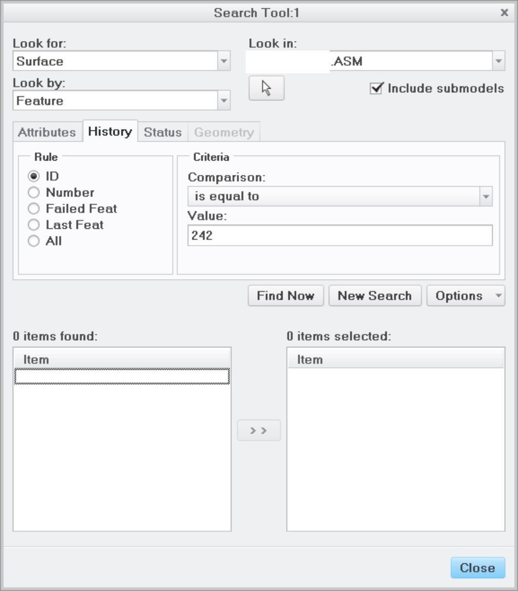 Search tool not working correctly in Assembly mode - PTC Community