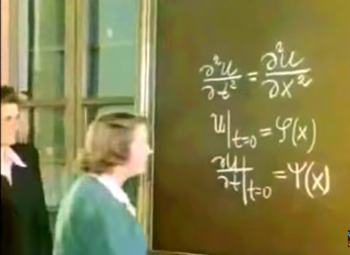 PDE, Old newsreel math equations, 1950 - PTC Community