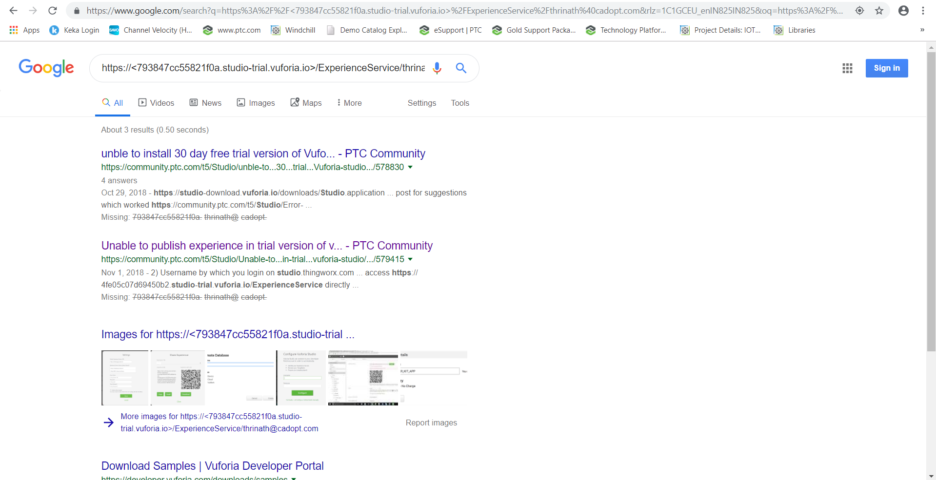Solved: validating the Experience in vuforia studio - PTC Community
