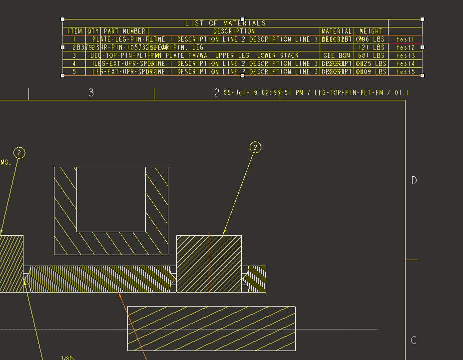 Solved Added Text To A Repeat Region Bom Table Ptc Community