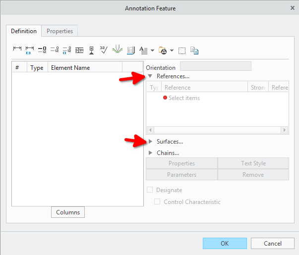 Solved Dialog Window Annotation Feature Ptc Community