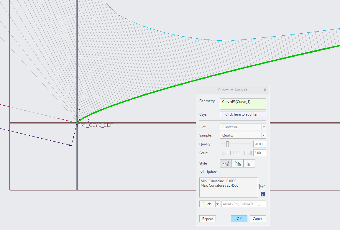 Solved: Creo drawing datum curve from equation inaccuratel... - PTC Community