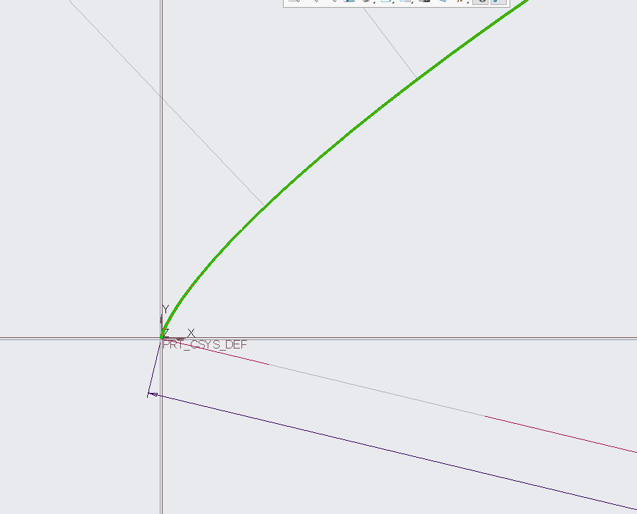 Solved: Creo drawing datum curve from equation inaccuratel... - PTC Community