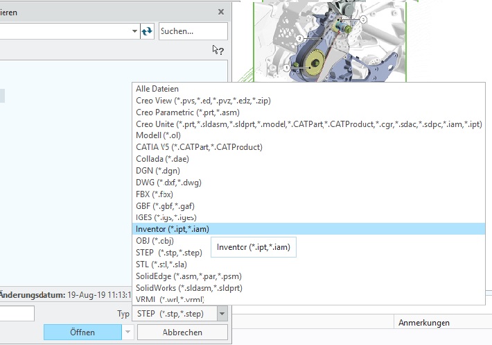 Solved: Import Autodesk Inventor 2020 Files in Creo Illust... - PTC Community